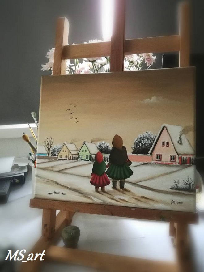 Zimné rozprávky - nová kolekcia obrazov / MS_art / SAShE.sk