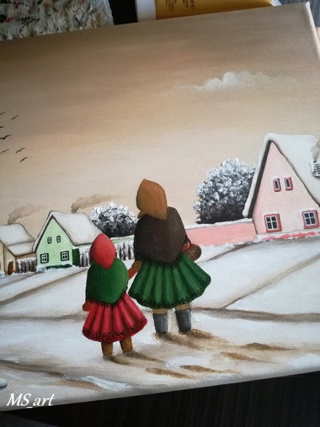 Zimné rozprávky - nová kolekcia obrazov / MS_art / SAShE.sk