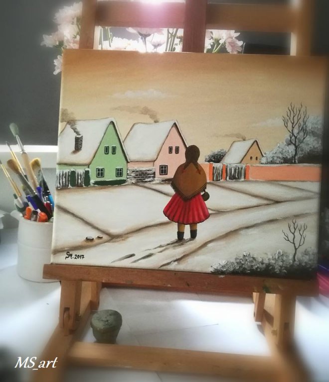 Zimné rozprávky - nová kolekcia obrazov / MS_art / SAShE.sk