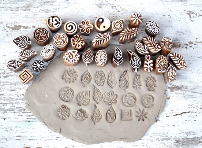 Razítka v hlíně otisknutá / Drevena.razitka / SAShE.sk