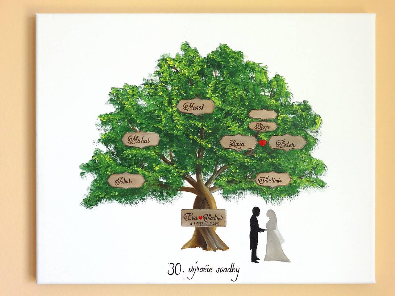 Rodokmeň - olejomaľba 40x50 / julsi - SAShE.sk