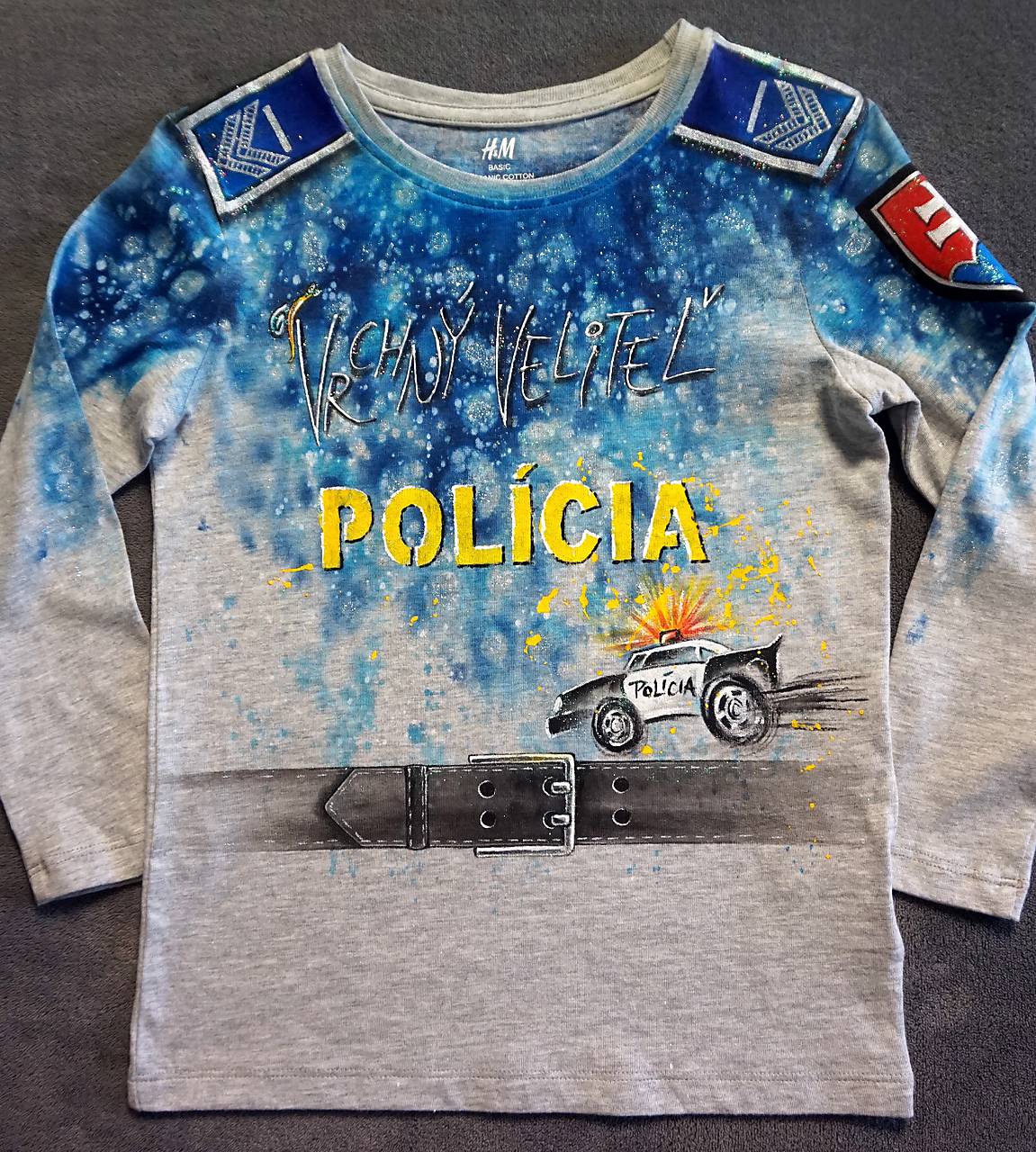 Policajné tričko / zeiko - SAShE.sk