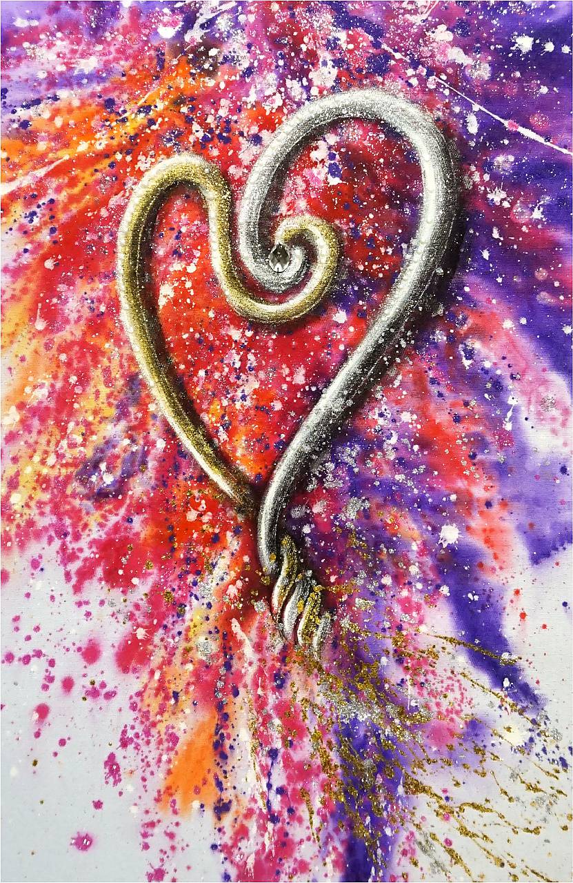 Valentín - srdce vo farbe / zeiko - SAShE.sk