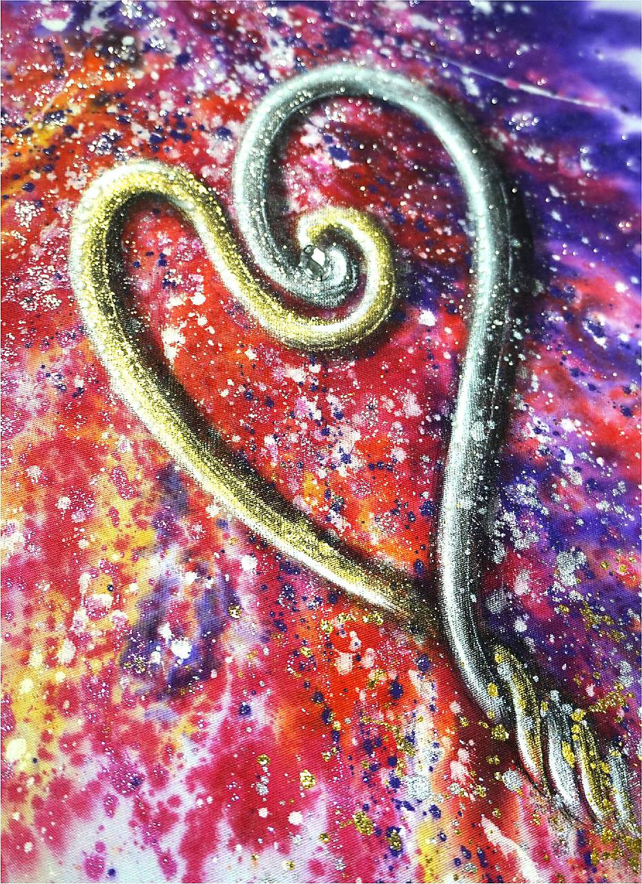 Valentín - srdce vo farbe / zeiko - SAShE.sk