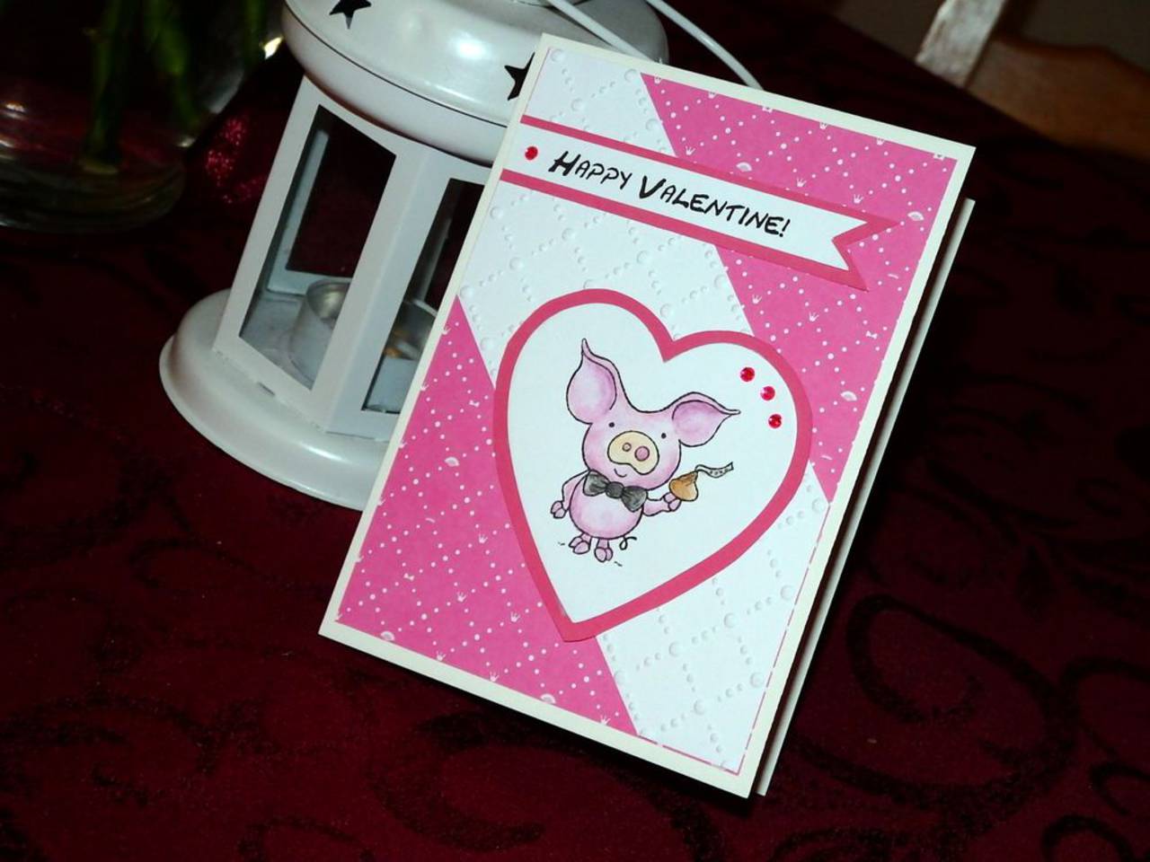 Ružová Valentínka / Kikas.Designs - SAShE.sk