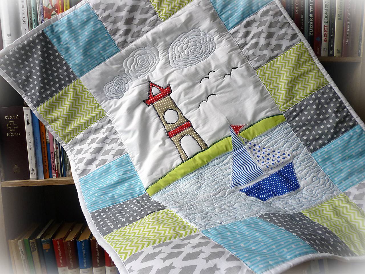 Detská patchwork deka More 75x100 / JulkisART - SAShE.sk