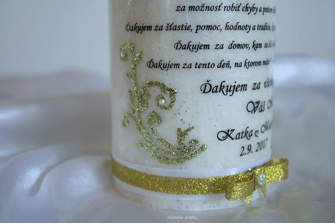 Na zlatej svadbe / OriginalneSviecky777 - SAShE.sk