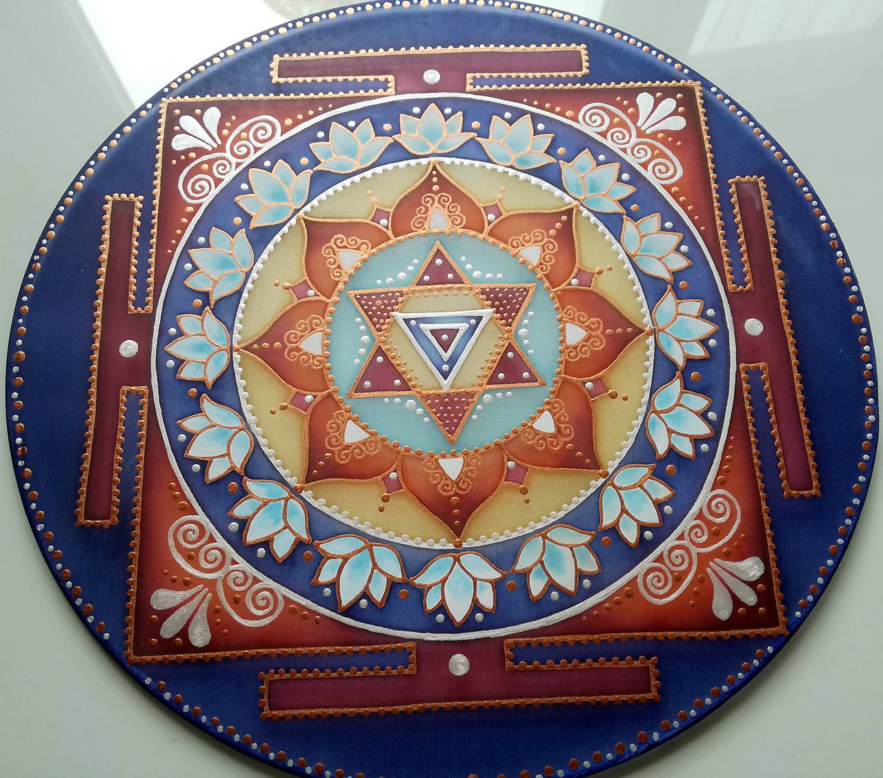 Saraswati Yantra / Mandala pre vedomosti umenie a kreativitu ...
