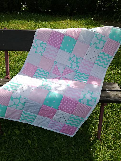 Dievčenská patchwork deka / LuGkaEmY - SAShE.sk