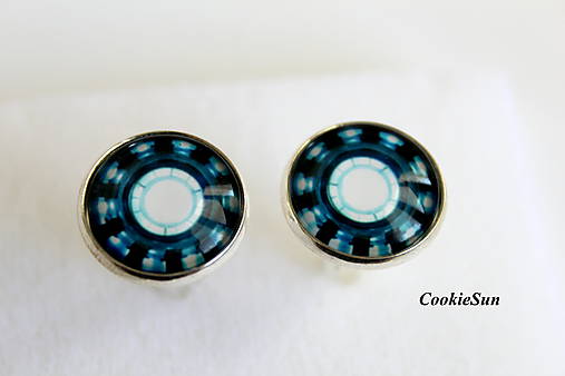 Manžetové gombíky Iron Man Battery / CookieSun - SAShE.sk