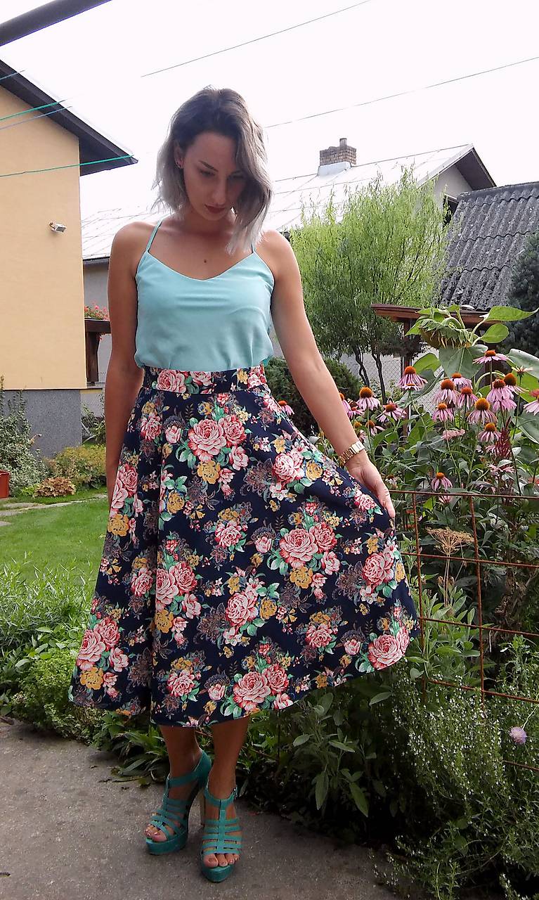 DÁMSKA SUKŇA Romanka / ODMARUSKY - SAShE.sk - Handmade Sukne