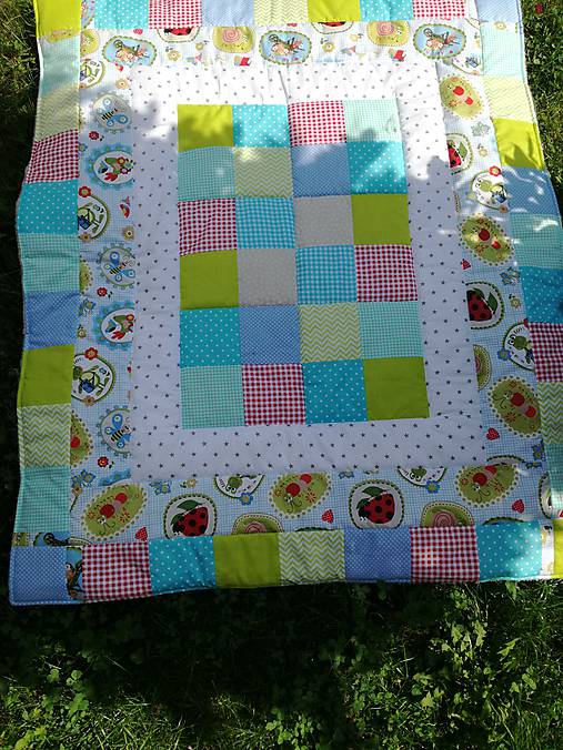 Patchwork deka chlapčenská / LuGkaEmY - SAShE.sk