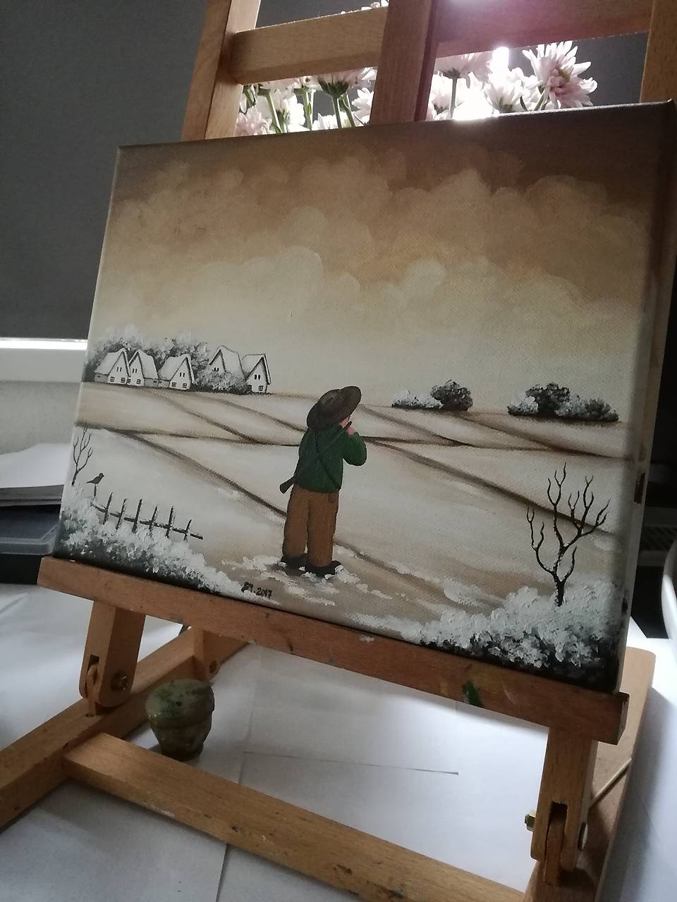 Zimné rozprávky - Poľovník / MS_art - SAShE.sk