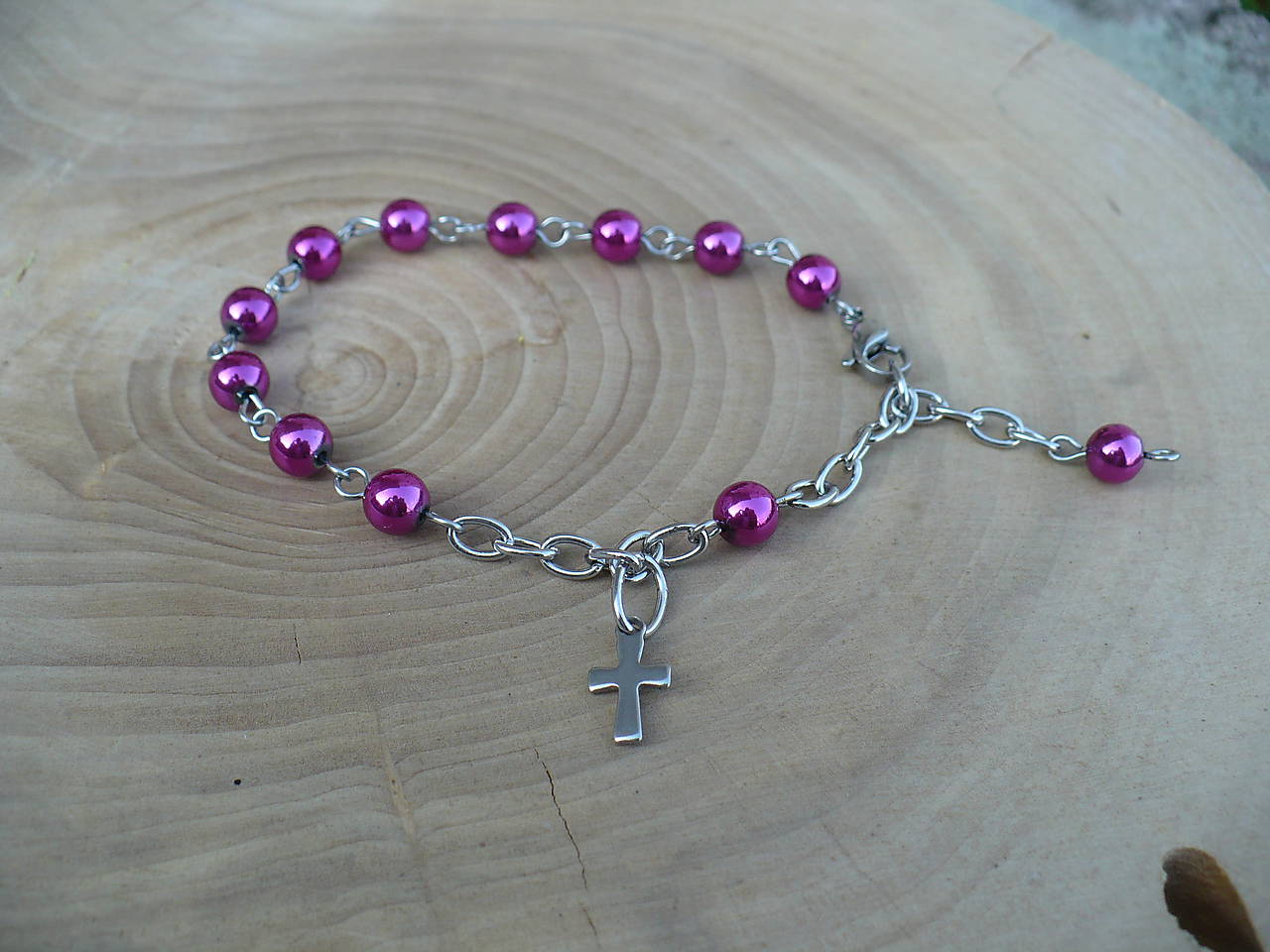 Ruženec na ruku z Hematitu / DoTishop - SAShE.sk