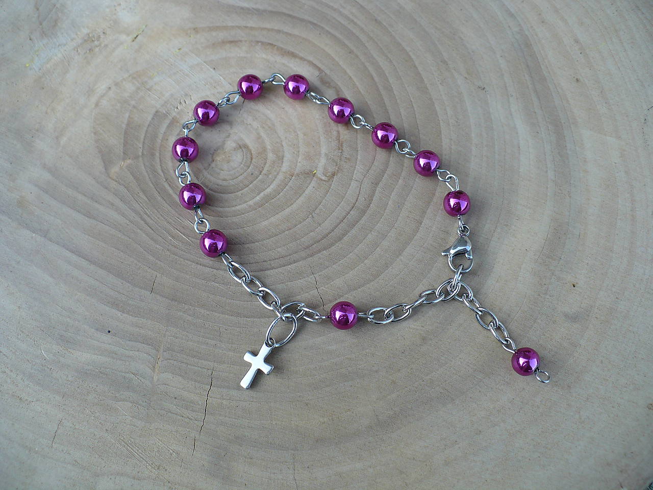 Ruženec na ruku z Hematitu / DoTishop - SAShE.sk