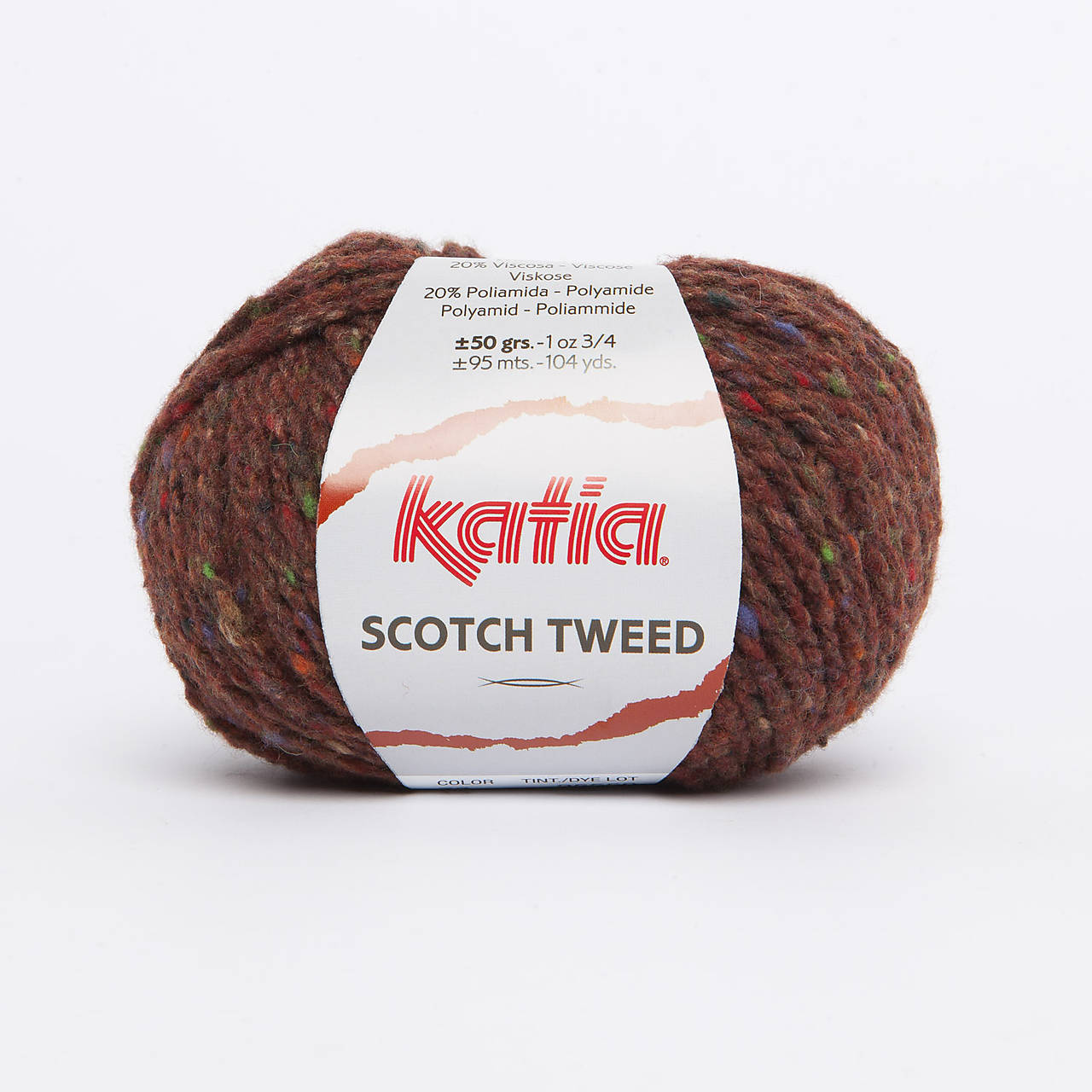Priadza KATIA Scotch Tweed (64 svetlá šedá) / ZienkaDomaca - SAShE.sk
