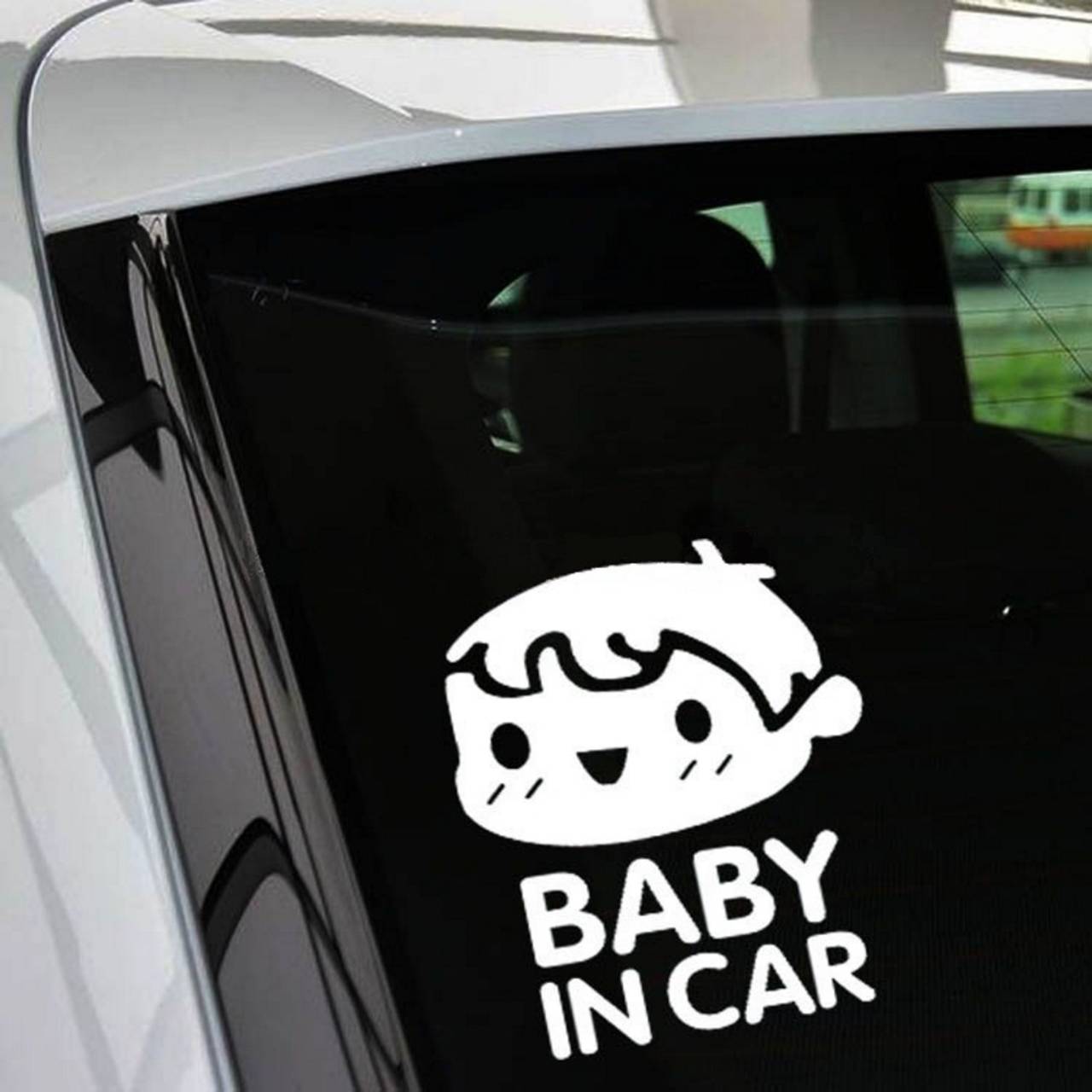 Nálepky na auto - Baby in car chlapček / eNALEPKY - SAShE.sk
