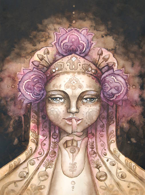 Ticho (art print) (M-Board (22,5x30cm na doske)) / Alica.Belica - SAShE.sk