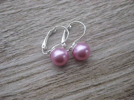 Perly visiace - striebro 925 (Svetlo ružové perly, č.1790) / TARRA ...