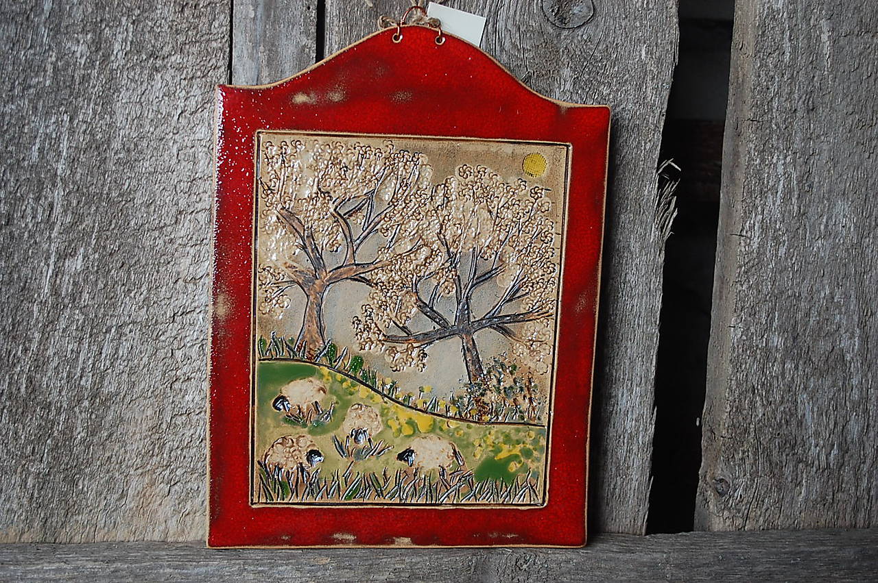 Keramický obrázok Jar / LeN_TaK - SAShE.sk