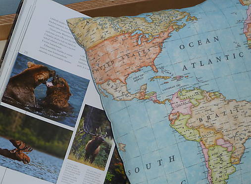 Obliečka Svetová mapa / SlovAB - SAShE.sk