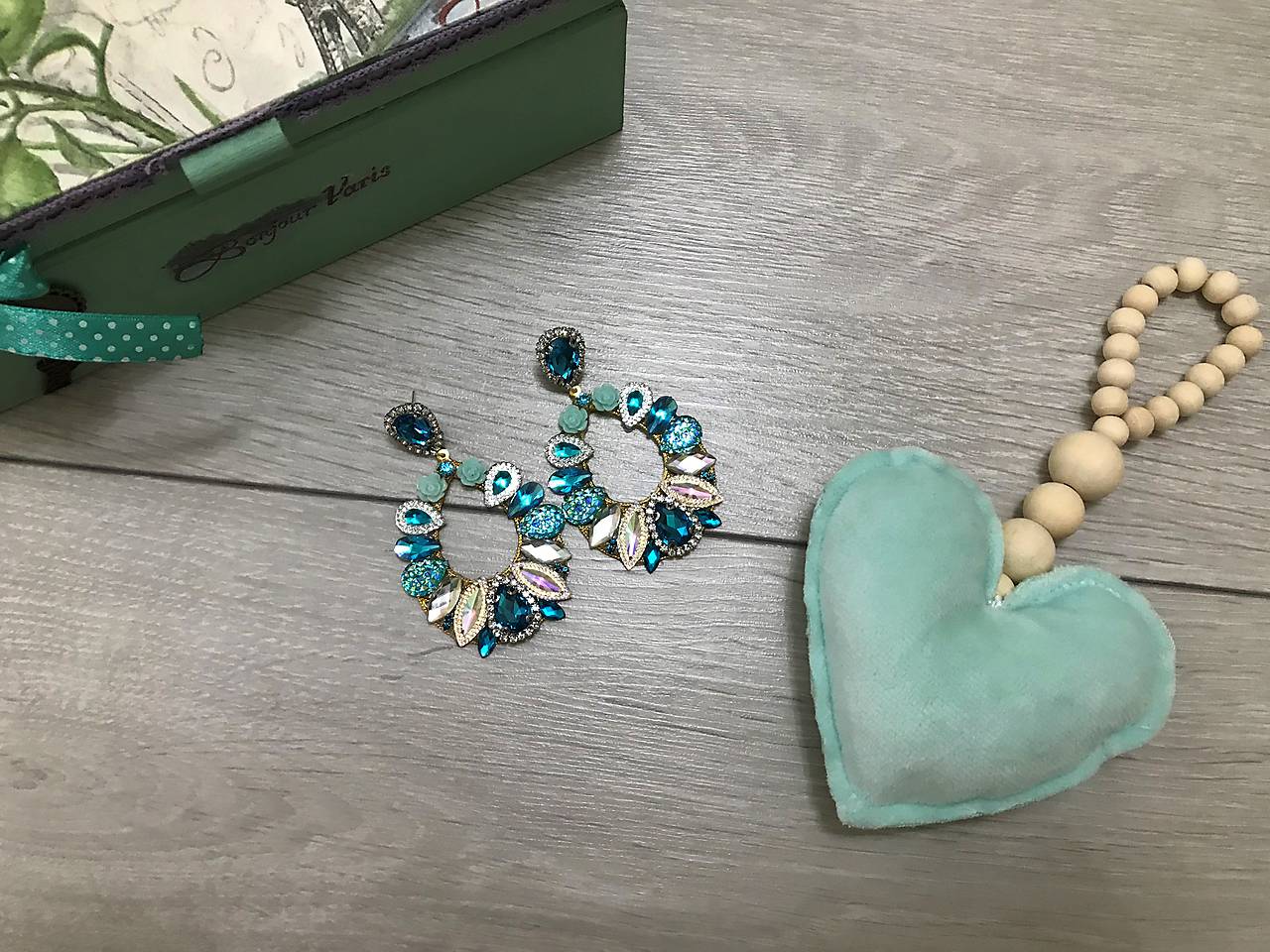 Visiace náušnice Nataly / nikkis-design - SAShE.sk