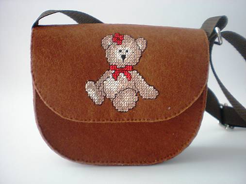 Moja prvá kabelka (Macík) / Mary_Handmade - SAShE.sk