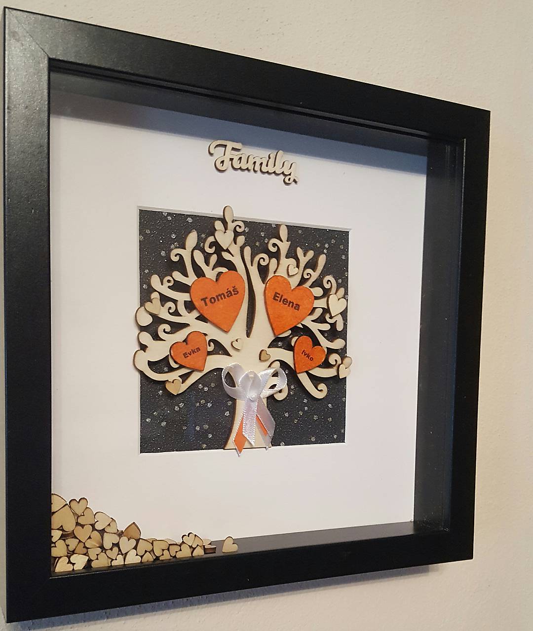 3d Svadobný Rodinný strom / rodostrom / rodokmeň obraz (Zlatá ...