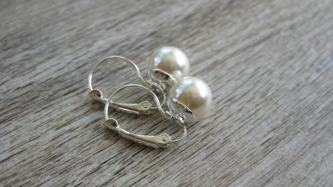 Perly visiace - striebro 925 (Smotanové Ivory perly č.1983) / TARRA ...