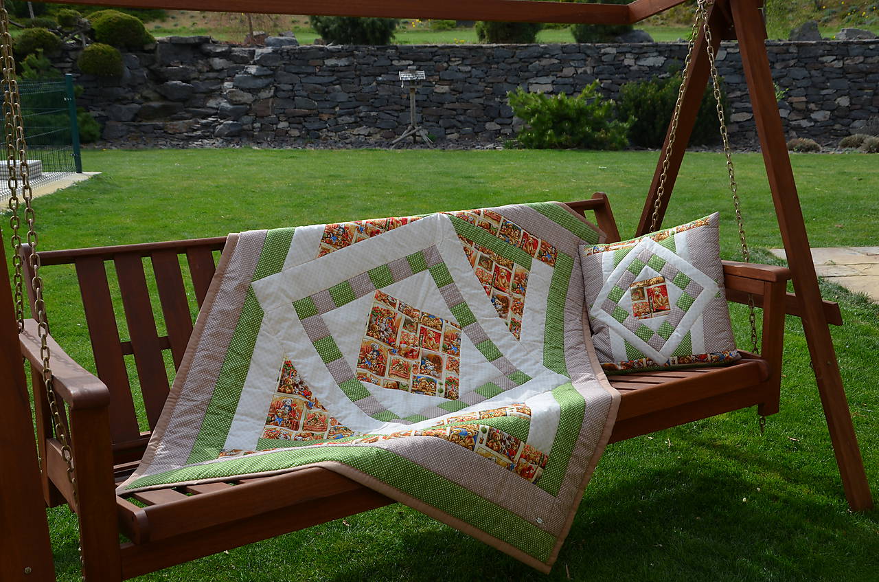 Prikrývka do detskej izby / ELEANOR-patchwork - SAShE.sk