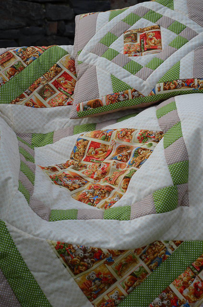 Prikrývka do detskej izby / ELEANOR-patchwork - SAShE.sk
