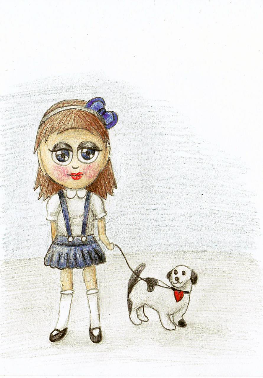 Venčenie psa - kresba (4) / relevator - SAShE.sk