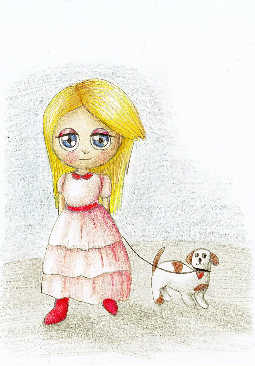 Venčenie psa - kresba (5) / relevator - SAShE.sk