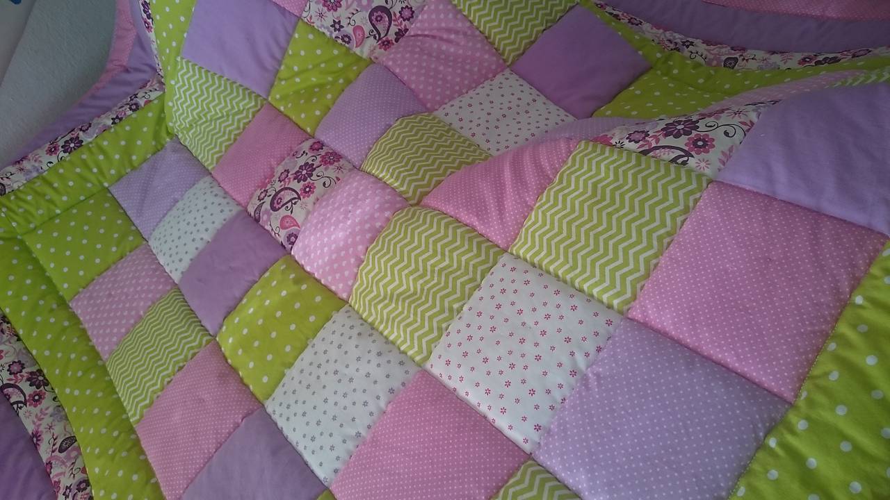 Patchwork deka - Somewhere over the Rainbow / Predajnicka - SAShE.sk