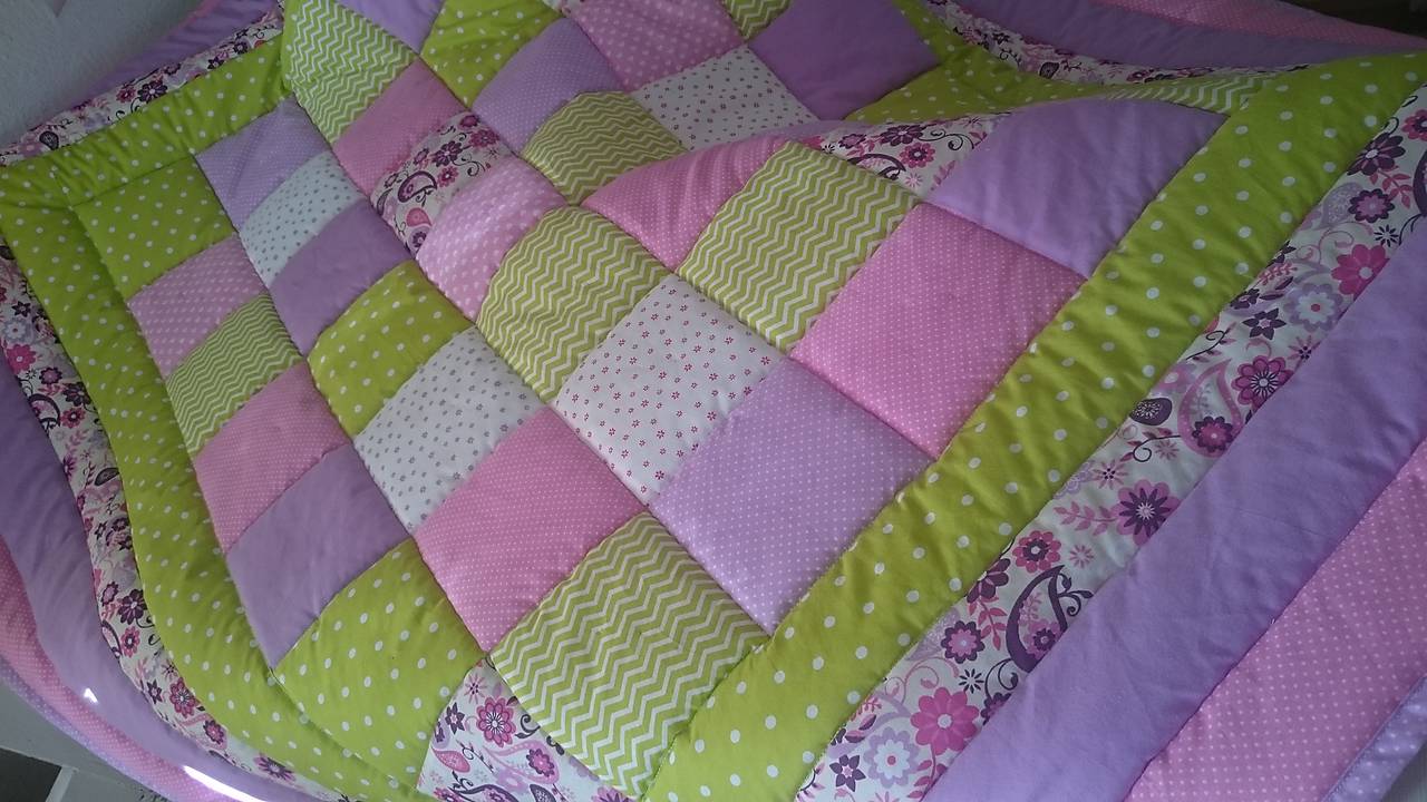 Patchwork deka - Somewhere over the Rainbow / Predajnicka - SAShE.sk