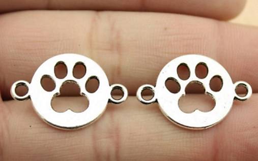 Prívesok / konektor labka / wera.wera - SAShE.sk