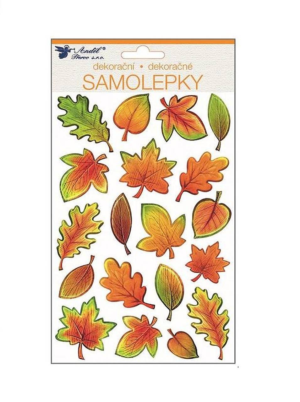 Samolepky plastické Jesenné lístie 25x14cm / ArtSheep - SAShE.sk