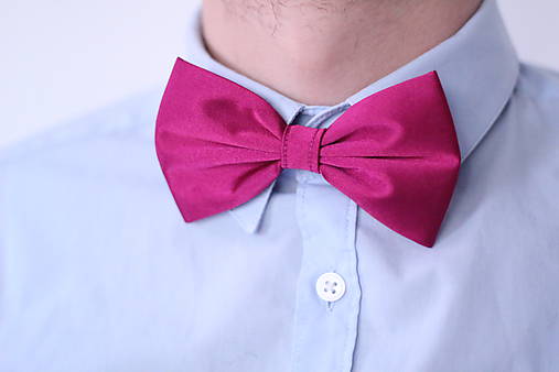 Pánsky motýlik Rosa (Bordová) / DMatelier - SAShE.sk