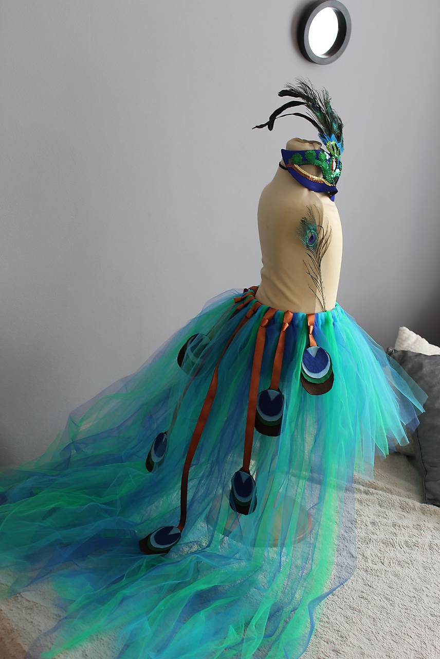 Samostatna sukna páv (140) / topbabybutik - SAShE.sk