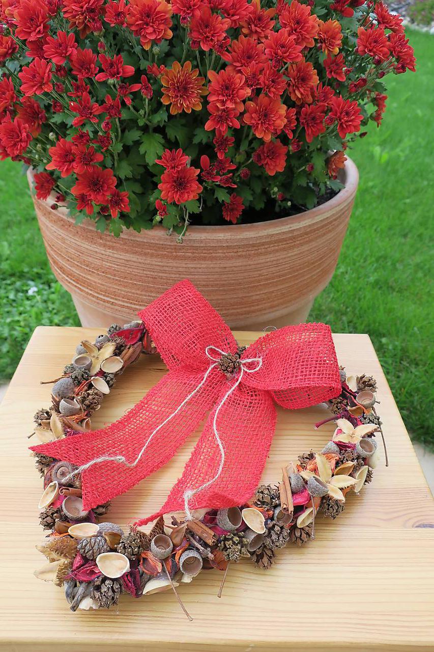 Jesenny veniec - srdce / SilviaDesign - SAShE.sk