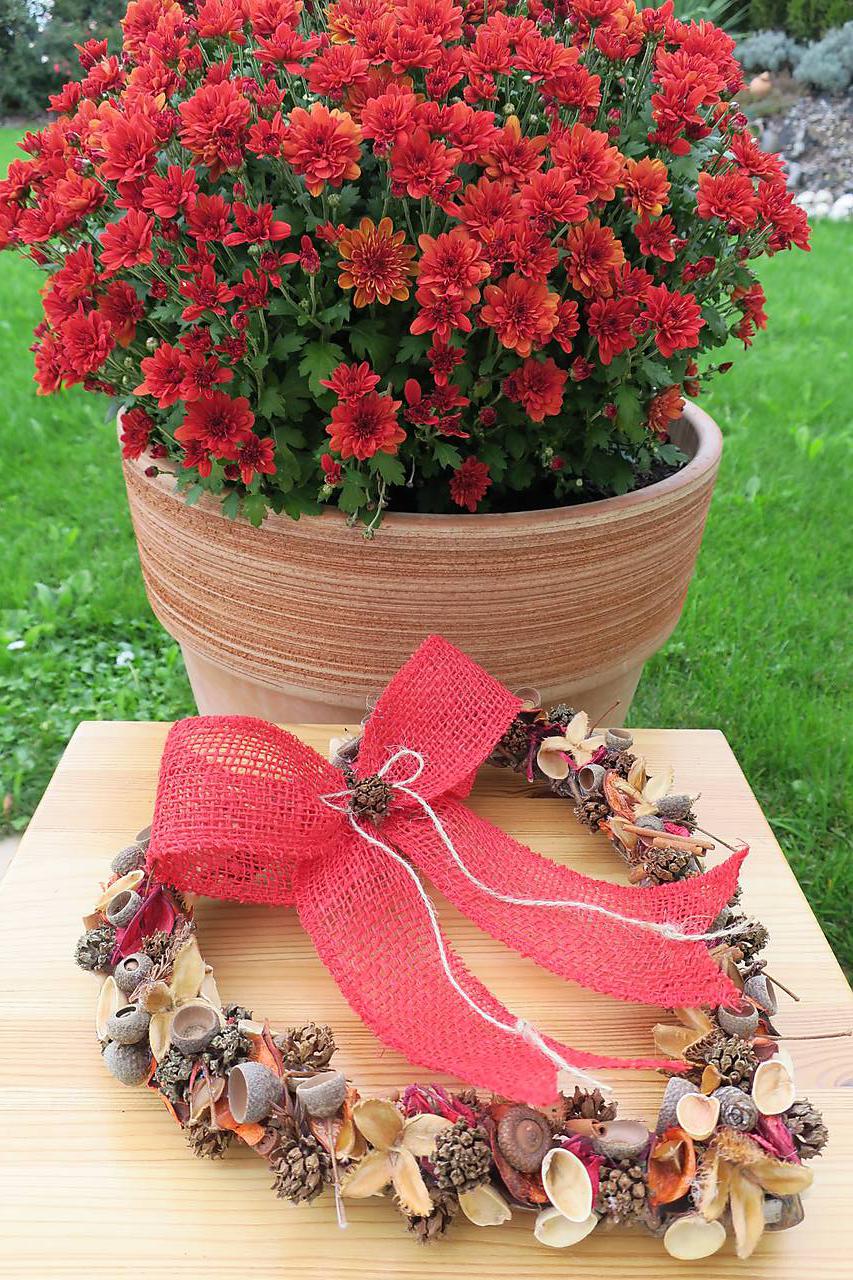 Jesenny veniec - srdce / SilviaDesign - SAShE.sk