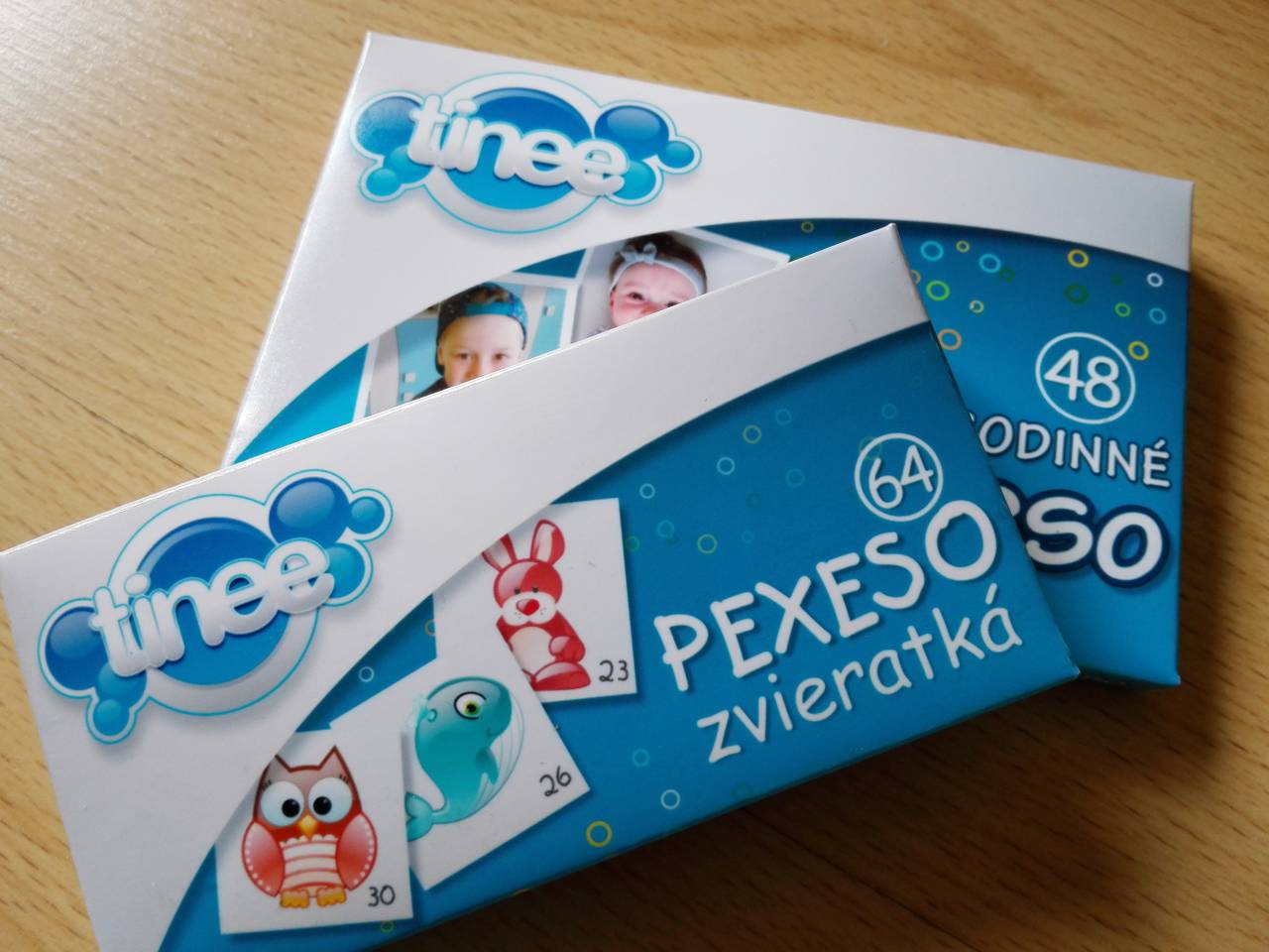 Pexeso so zvieratami 48kartičiek s krabičkou / tinee - SAShE.sk