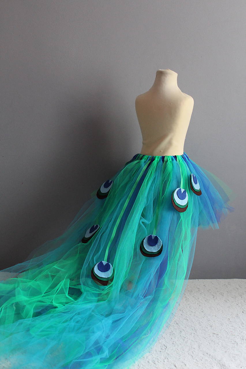 Samostatna sukna páv (140) / topbabybutik - SAShE.sk