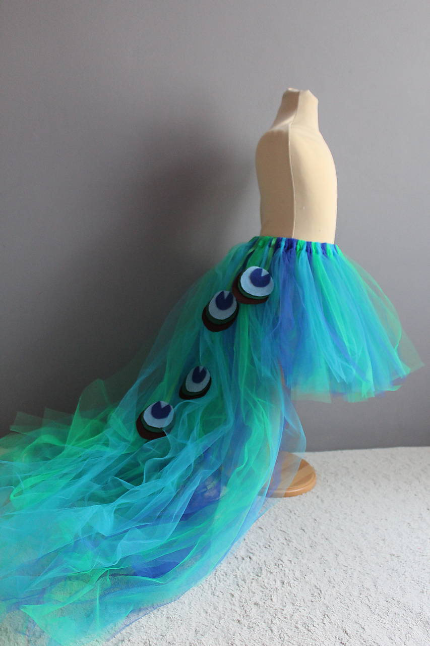 Samostatna sukna páv (140) / topbabybutik - SAShE.sk