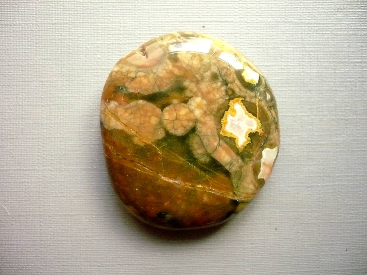 Placka - ryolit 39 mm, č.469f / uLipy-material - SAShE.sk