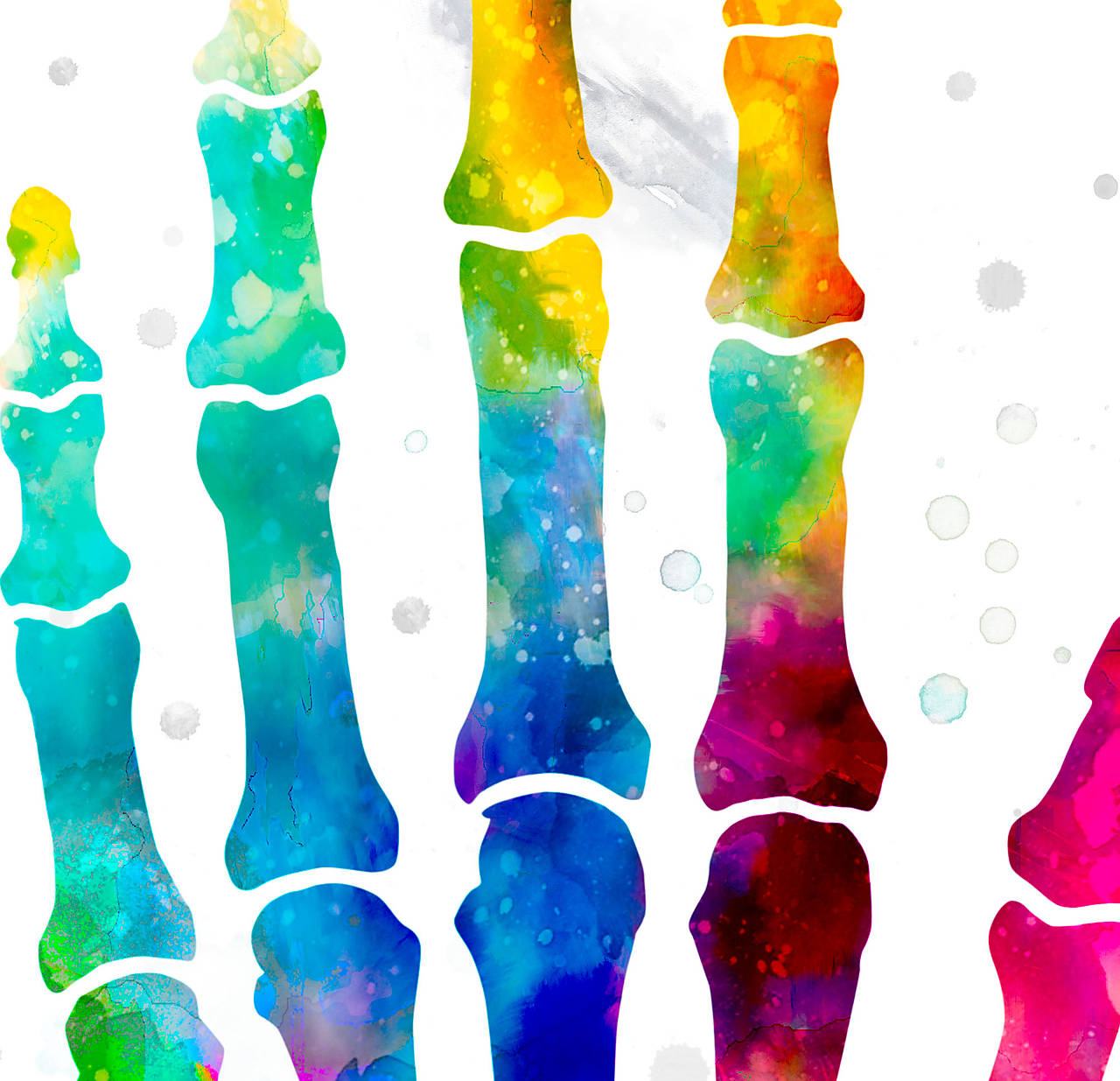 Anatómia ľudskej ruky (A2 - 420 mm x 594 mm) / Artchi - SAShE.sk