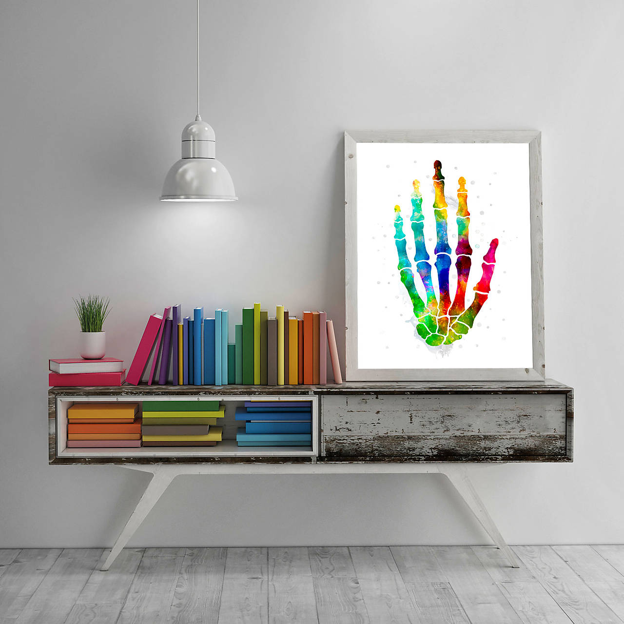 Anatómia ľudskej ruky (A2 - 420 mm x 594 mm) / Artchi - SAShE.sk