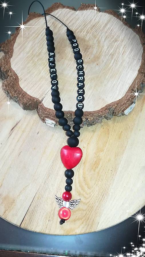 Prívesok alebo amulet do auta na želanie s textom menom alebo dátumom ...