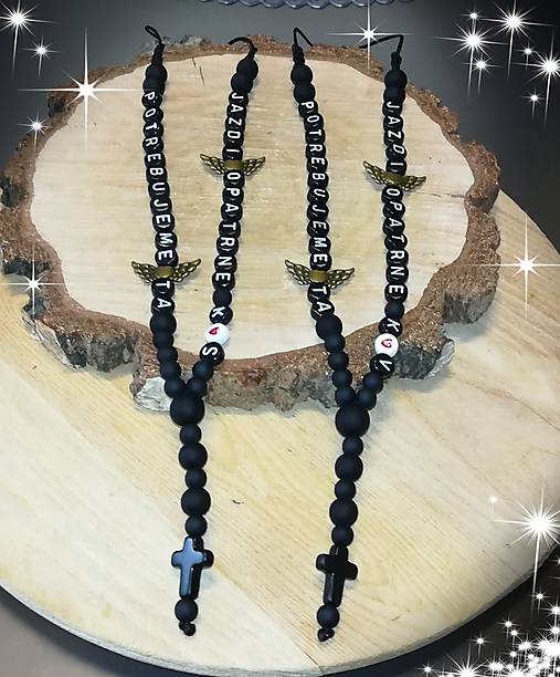 Prívesok alebo amulet do auta na želanie s textom menom alebo dátumom ...