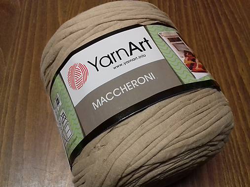 Yarn Art Maccheroni (Béžová) / GalanteriaGombicka - SAShE.sk